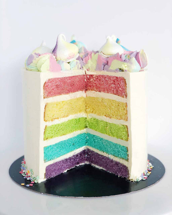 Pastel Rainbow Layer Cake