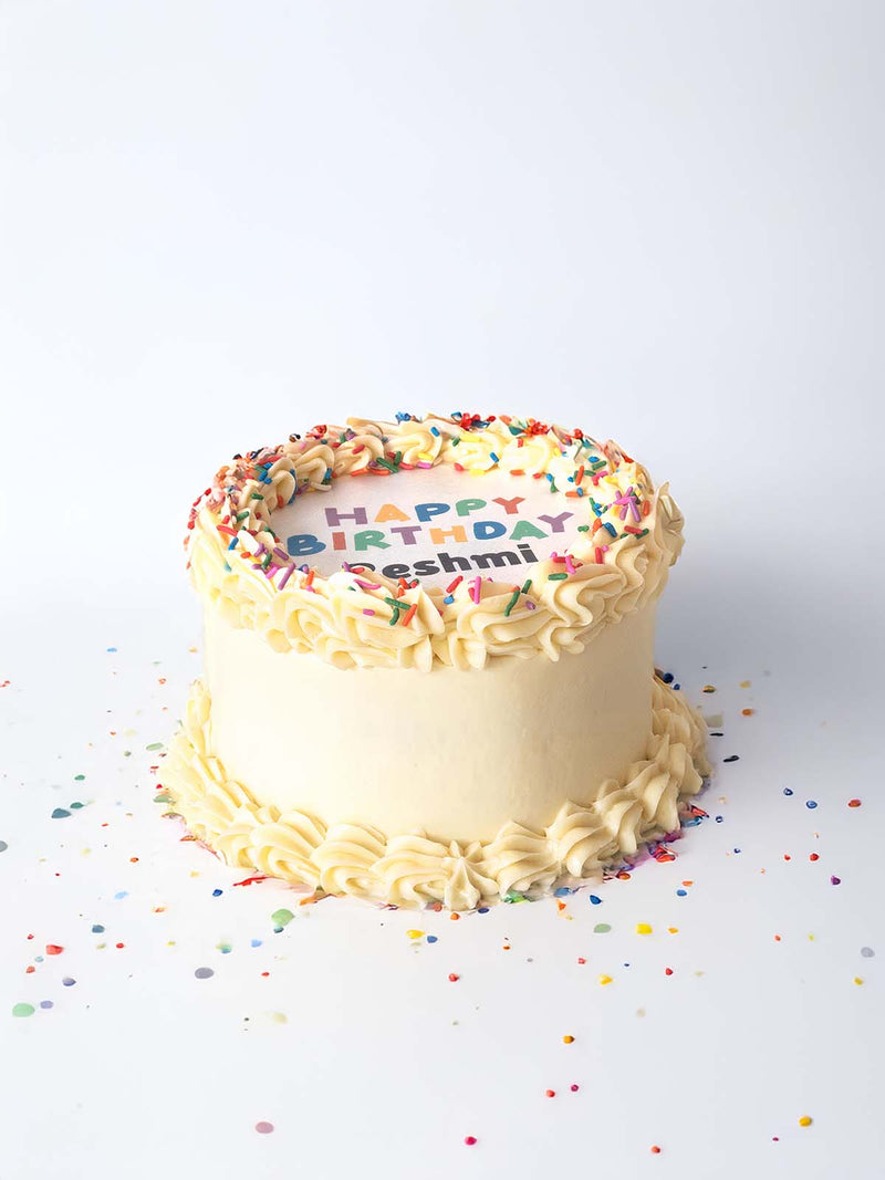 Burn-Away Birthday Photo Cake | Free Delivery | London & Surrey