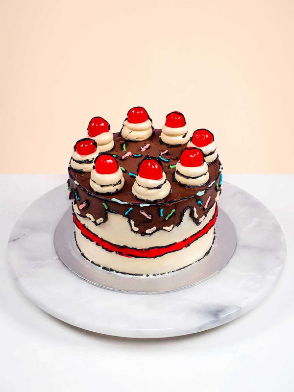 Comic Birthday Cake | Free Delivery | London & Surrey