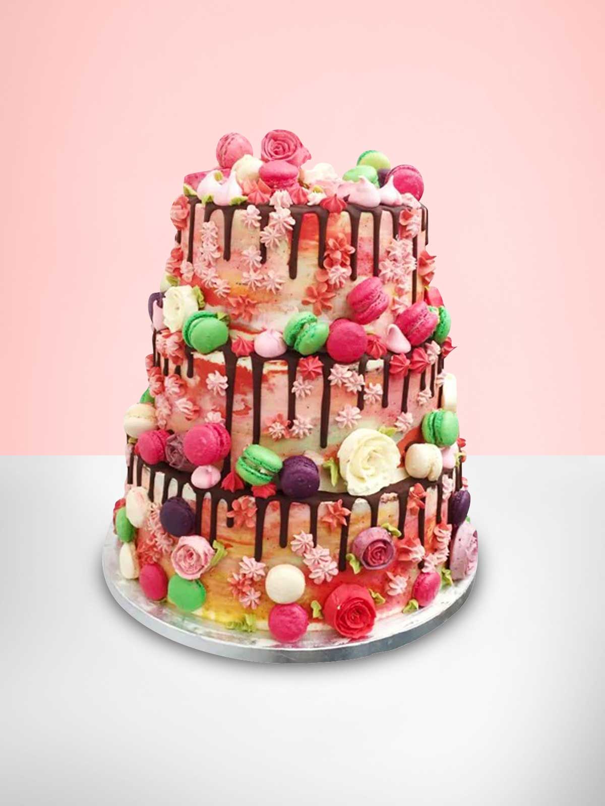 Wedding cake colourful 60 photos - Astyledwedding.com