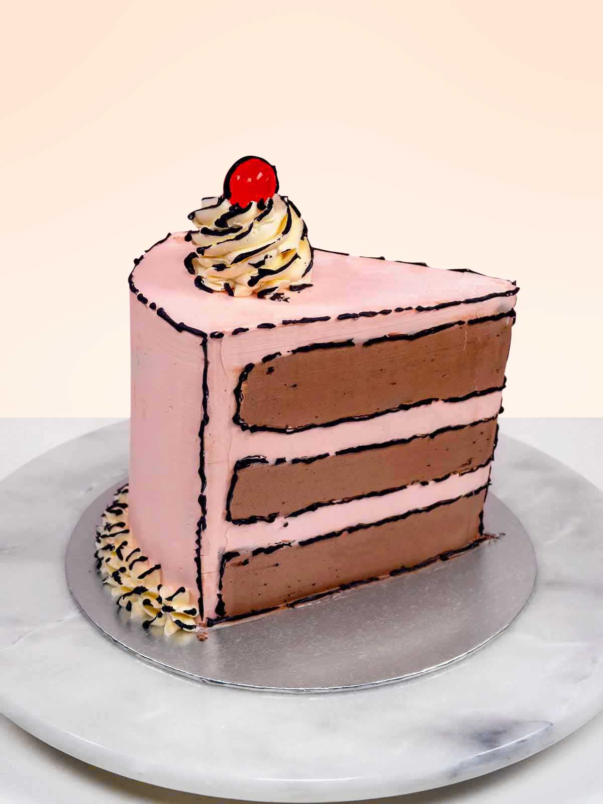 Comic Birthday Cake Slice | Free Delivery | London & Surrey