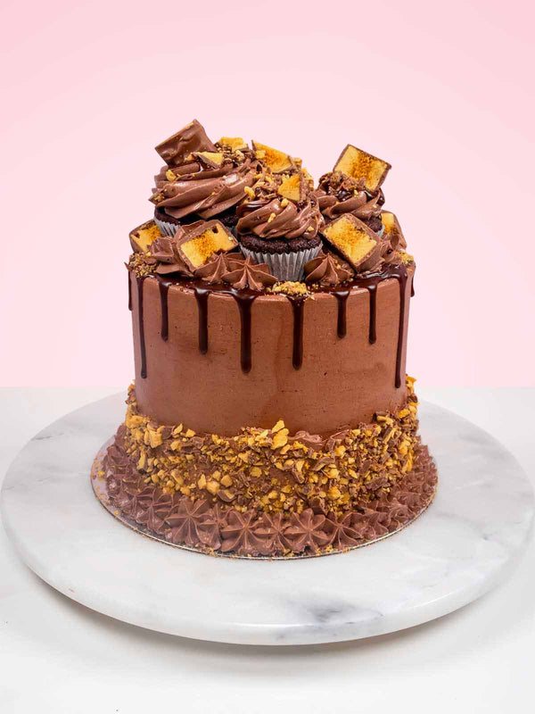 Luxury Crunchie Cake | Free Delivery | London & Surrey
