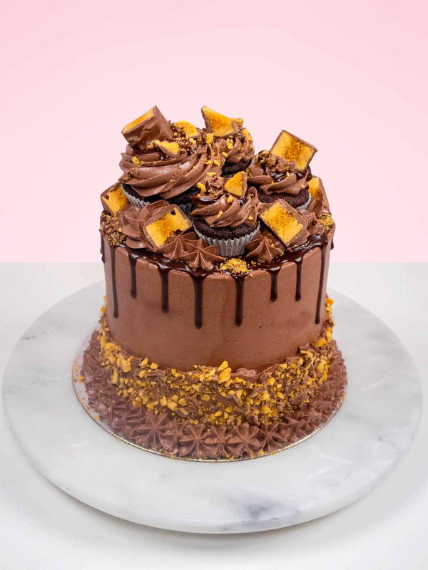 Luxury Crunchie Cake | Free Delivery | London & Surrey