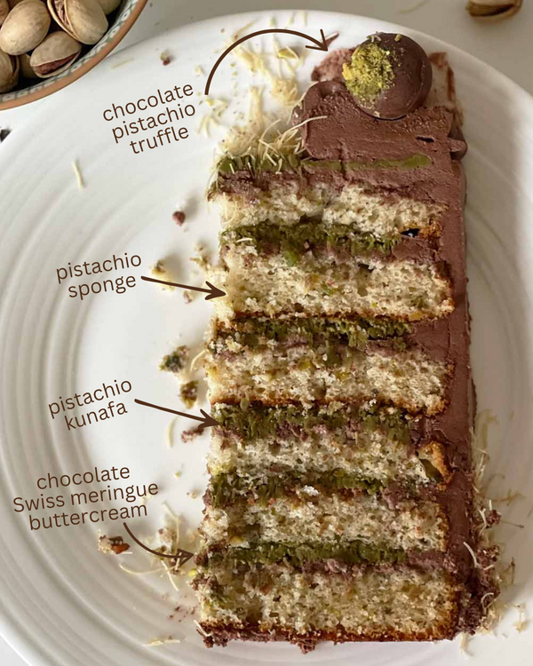 Pistachio Kunafa Cake | Free Delivery | London & Surrey