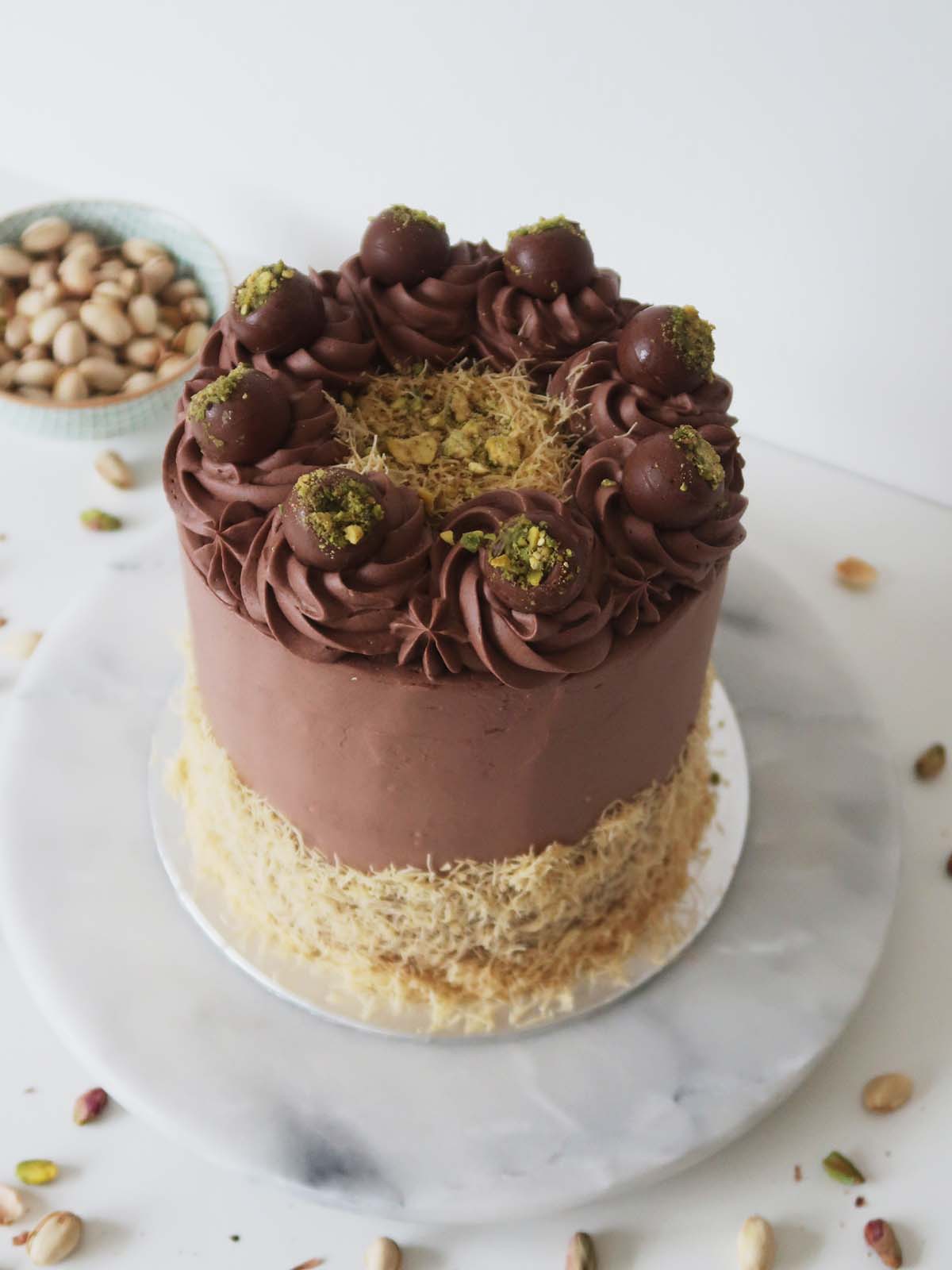 Pistachio Kunafa Cake | Free Delivery | London & Surrey