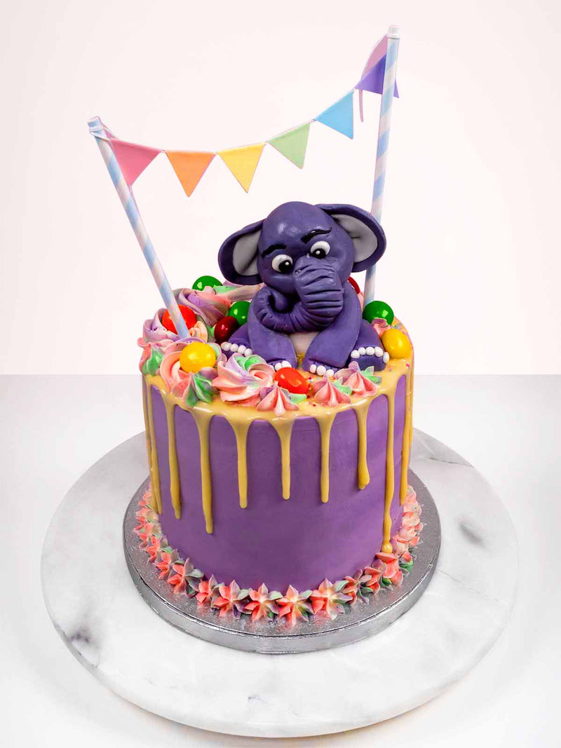 Ellie the Elephant Birthday Cake | Free Delivery | London & Surrey
