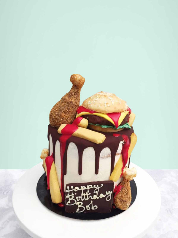 Novelty Fast Food Cake | Free Delivery | London & Surrey
