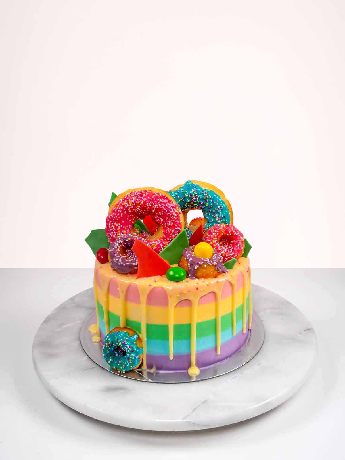 Personalised Gaga Rainbow Cake | Free Delivery | London & Surrey