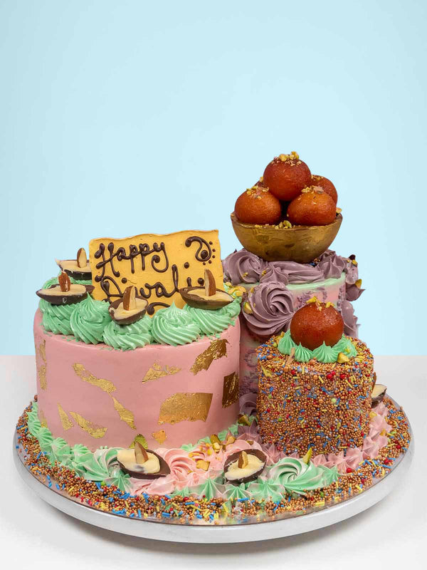Diwali Gulab Jamun Cake | Free Delivery | London & Surrey