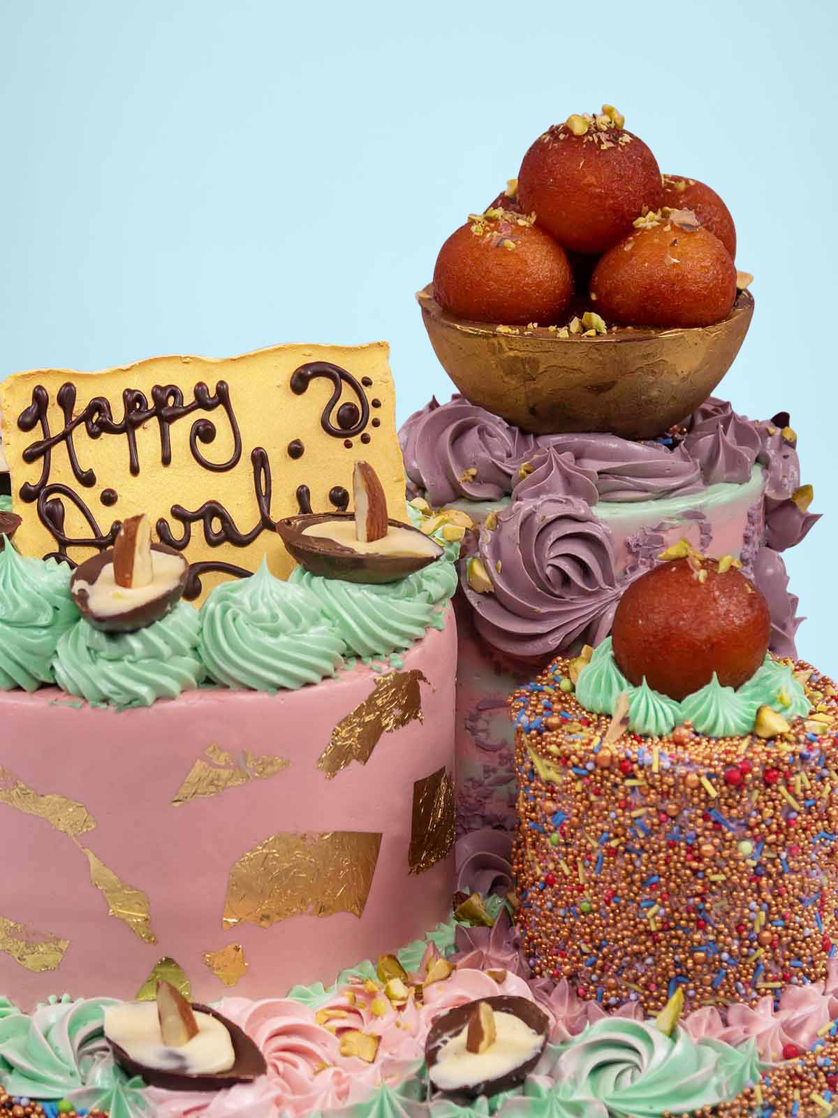 Diwali Gulab Jamun Cake | Free Delivery | London & Surrey