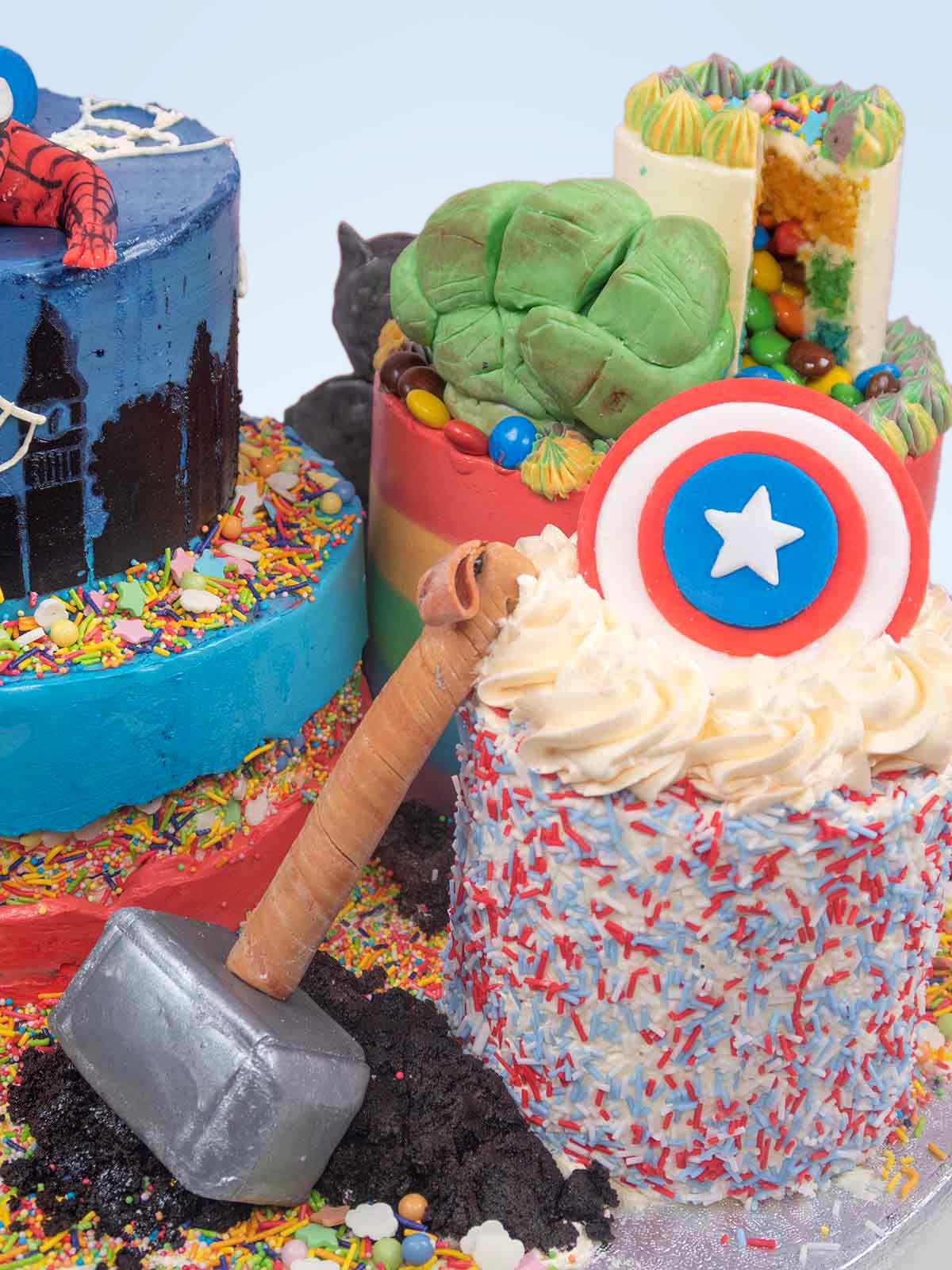 Marvel Superhero Cake | Free Delivery | London & Surrey