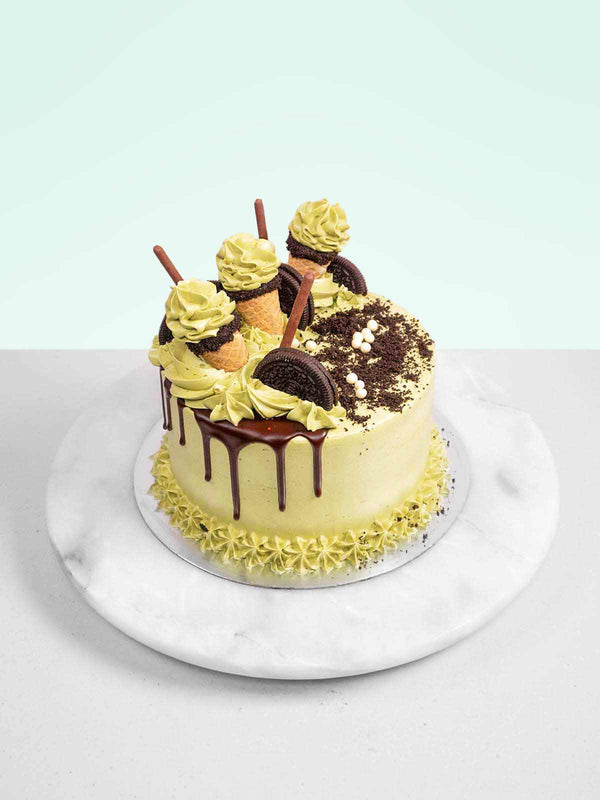 Chocolate Oreo Matcha Cake | Free Delivery | London & Surrey