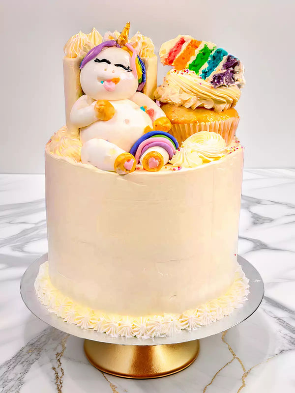 Meta Unicorn Rainbow Cake | Free Delivery | London & Surrey