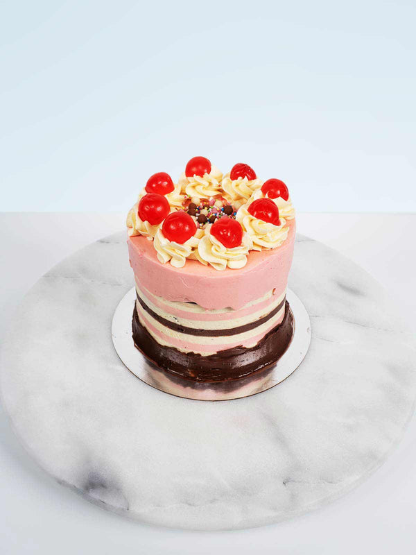 Mini Neopolitan Fault Line Cake | Free Delivery | London & Surrey
