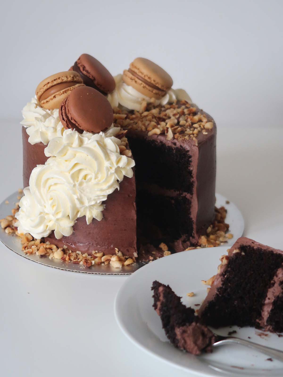 Posh Chocolate Hazelnut Cake | Free Delivery | London & Surrey
