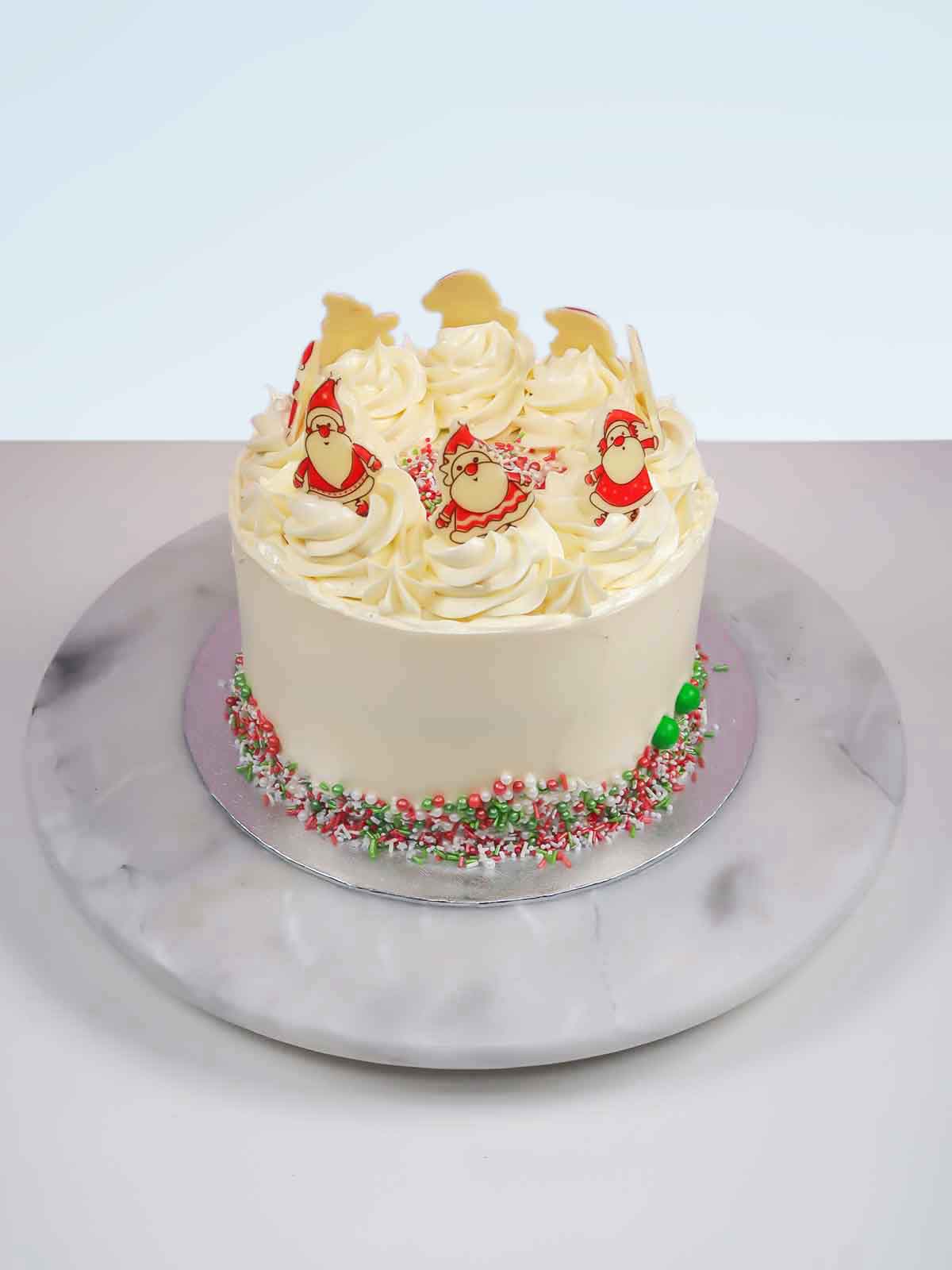 Santa Christmas Party Cake | Free Delivery | London & Surrey