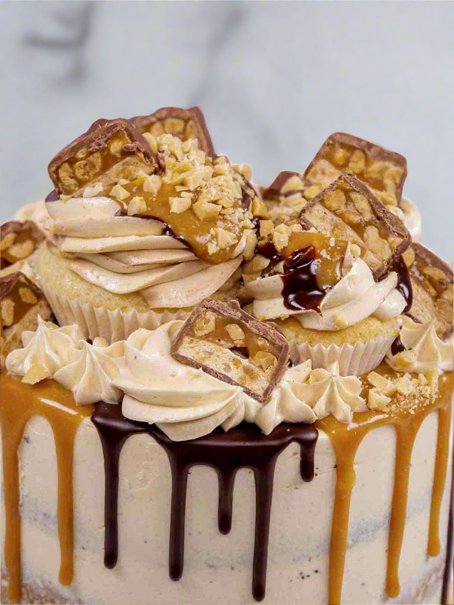 Snickers Peanut Butter Cake | Free Delivery | London & Surrey