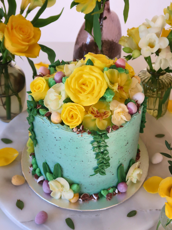 Spring Easter Buttercream Bloom Cake | FREE Delivery | London & Surrey