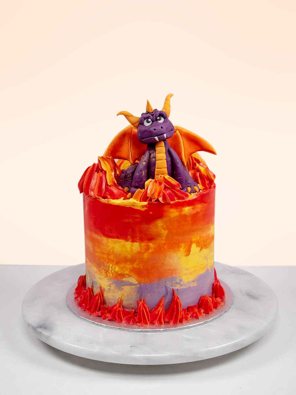 Spyro Dragon Cake for Birthdays | Free Delivery | London & Surrey