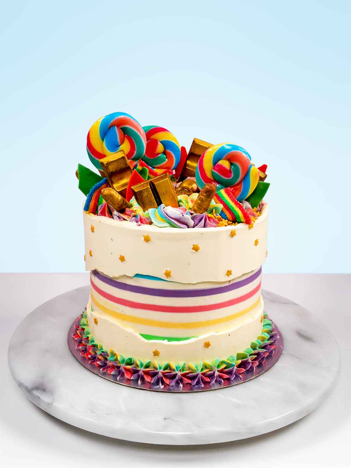 Willy Wonka Golden Ticket Cake | Free Delivery | London & Surrey