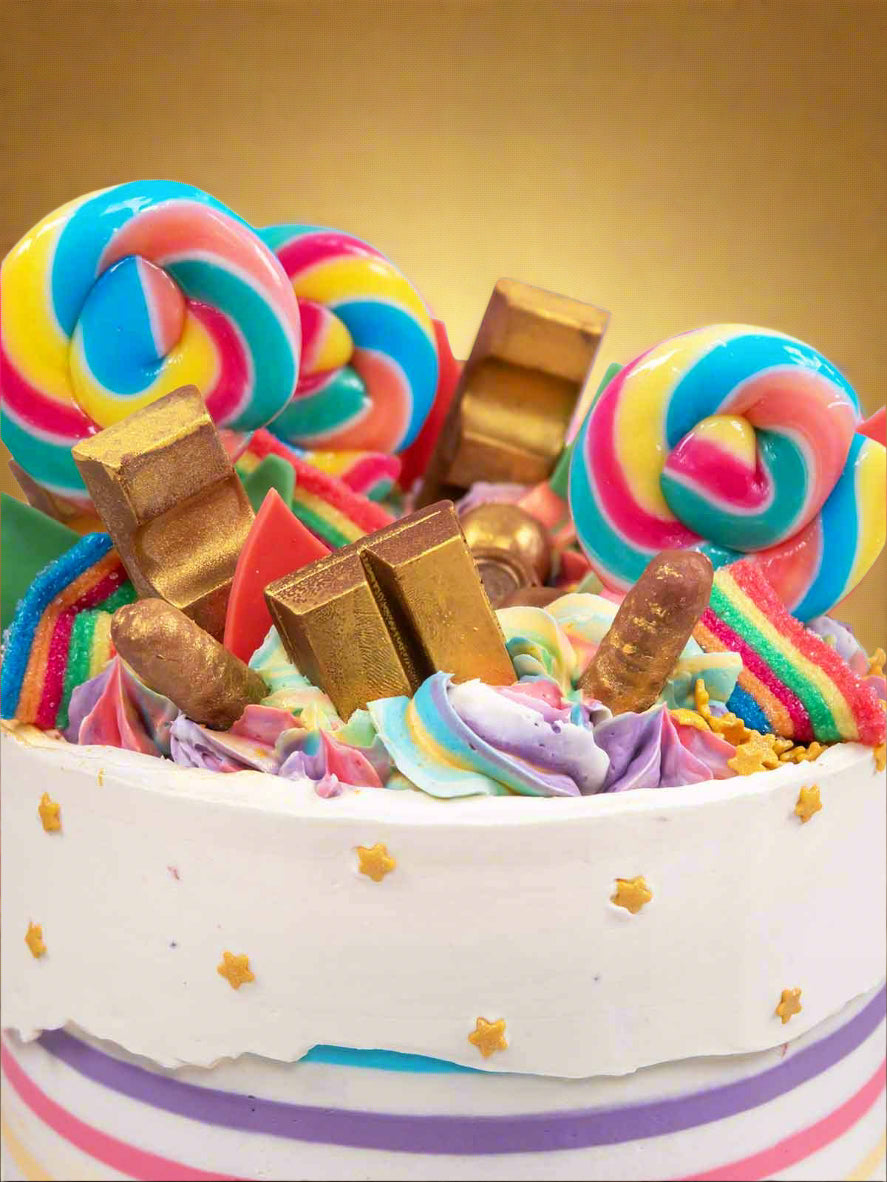 Willy Wonka Golden Ticket Cake | Free Delivery | London & Surrey