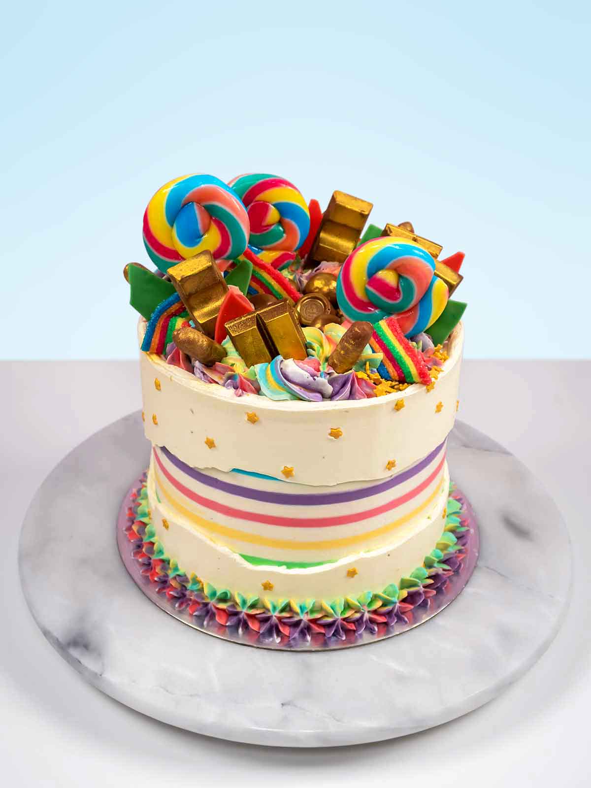 Willy Wonka Golden Ticket Cake | Free Delivery | London & Surrey